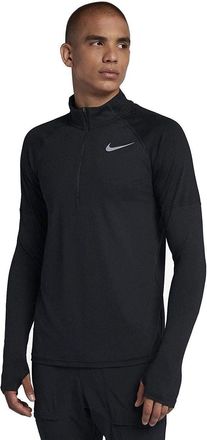 Nike Nike Herren M NK ELMNT HZ 2.0 Long Sleeved T-shirt, Schwarz (black/010), L