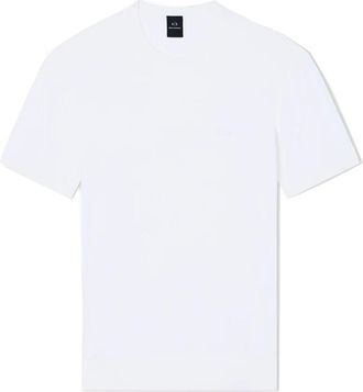A|X Armani Exchange Homme, Tops, Blanc, Taille: XL T-shirt en maille de coton