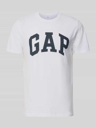 GAP T-Shirt mit Logo und Rundhalsausschnitt