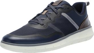 Cole Haan Herren Shoes-Generation Zerogrand Textile Sneaker, Marineblau/Trüffel/Elfenbein, 43 EU