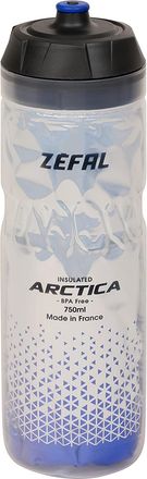 Z&eacute;fal Zefal Unisex - Erwachsene Arctica Trinkflasche, Silber/Blau, 750ml