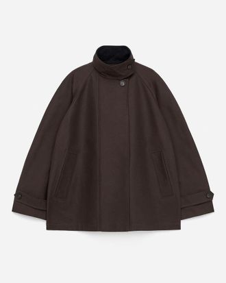 Arket Jacke Aus Baumwolle -Braun