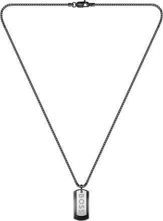BOSS Jewelry Halskette für Herren Kollektion DEVON Schwarz - 1580577