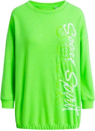 soccx Sweater mit Gummizug im Saum