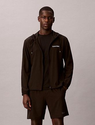 Calvin Klein Wasserabweisender Windbreaker Mit Kapuze - Black - Herren - 2XL