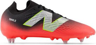 New Balance Unisex TEKELA MAGIA LOW LACED SG V4+ in Schwarz/Rot/Gelb/Grau, Synthetik, Größe 40.5