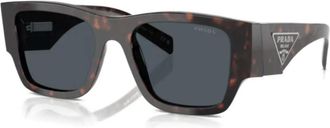 Prada square frame sunglasses - Braun