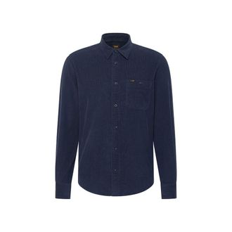 Lee Herren Leesure Shirt, Real Indigo, XL EU