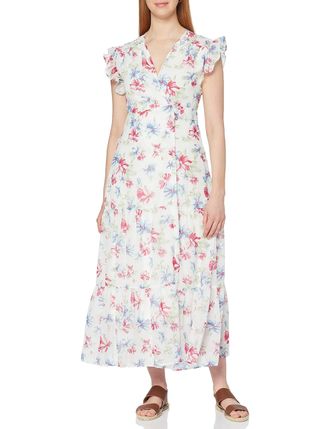 Joe Browns Damen Race Day Dress Lssiges Kleid, A-Creme Multi, 38