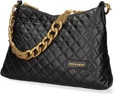 Pierre Cardin Sac &agrave; bandouli&egrave;re femme Polyur&eacute;thane Polyur&eacute;thane 31x21x5 cm 6868-GN42, Noir, Taille unique