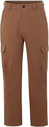 Generic Pantalon cargo pour homme - Pantalon de randonn&eacute;e pour homme - Pantalon de travail long et ample avec plusieurs poches - Pantalon de loisirs respirant