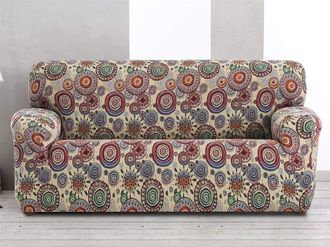 Belmarti Sofabezug Singapur - Elastischer Jacquard - 3-Sitzer