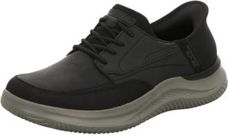 Skechers USA Mens Homme Hasting Rory Basket, Black Synthetic/Leather, 43 EU