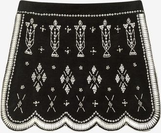 Isabel Marant Jupe Handore - Femme - Noir Et Argenté - Taille 36 - Isabel Marant