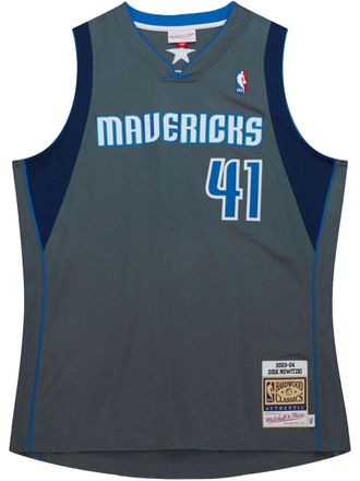Mitchell & Ness maillot 2003/04 Dirk Nowitzki Dallas Mavericks Authentic - Gris