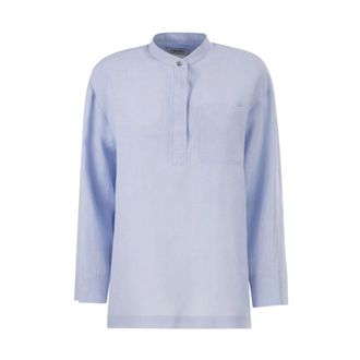 Max Mara Femme, Blouses et Chemises, Bleu, Taille: 34 FR Blouses