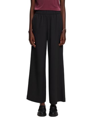 Esprit Damen 083EO1B301 Hose, 001/BLACK, 30W x 32L