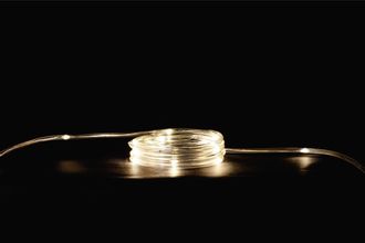 Hama USB-LED-Lichterkette, Warmwei&szlig;, 3 m 12 St&uuml;ck im Display