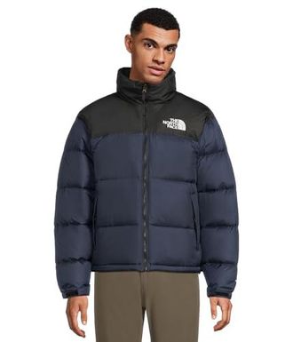 The North Face Veste r&eacute;tro Nuptse pour homme, bleu marine/TNF Black-R, L