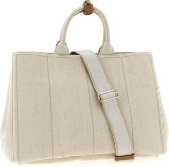 Prada Fabric Tote Bag - Beige