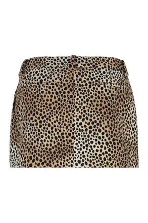 Michael Michael Kors Womens Mini Skirt Bone Polyester
