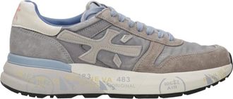 Premiata Homme, Chaussures, Gris, Taille: 45 EU Baskets Grises avec Inserts en Cuir