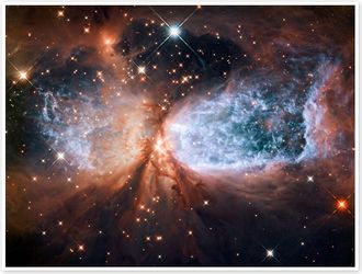 Posterlounge Nebel Sh 2-106 Poster von NASA 18 x 13 cm Wandbilder Wanddeko