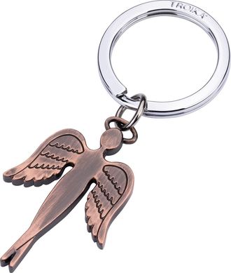 Troika Troika Engelbert - eleganter Schl&uuml;sselanh&auml;nger Engel/Schutzengel - Gl&uuml;cksbringer Autofahren/F&uuml;hrerschein/Probezeit - Material: Metallguss, matt, geb&uuml;r