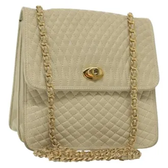 Bally Pre-owned Cuir sacs-ports-paule - Femme - Pre-owned - Beige - Taille: ONE Size