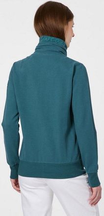 Ragwear Sweatjacke RONETTE B D&uuml;nne Baumwollmischung mit Marken-Stickerei am Kragen