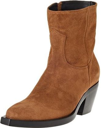 Pinko Femme Mozart Texano Suede Botte de Western, L15 Marron Tabac, 41 EU