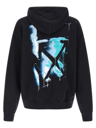 Off-white Mens Black Cotton Sweatshirt Clothing