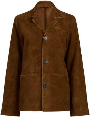 Saison 1865 Blouson Hall su&eacute;d&eacute; &agrave; col tailleur