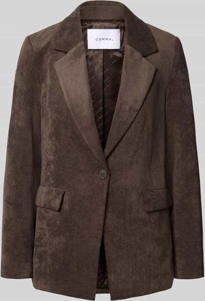 Comma Regular Fit Blazer in Cord-Optik