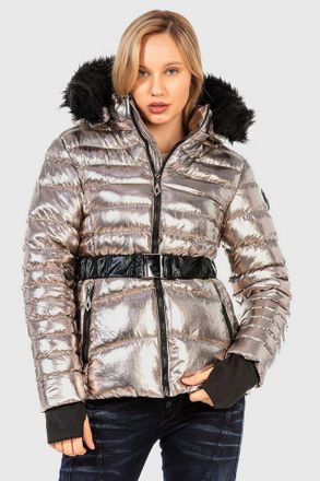 Cipo & Baxx Winterjacke WINTER JACKET modernes Design mit hohem Tragekomfort