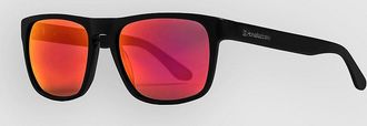 Horsefeathers Keaton Matt Black Sonnenbrille mirror red