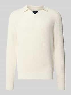 Mc Neal Strickpullover mit gerippten Abschl&uuml;ssen