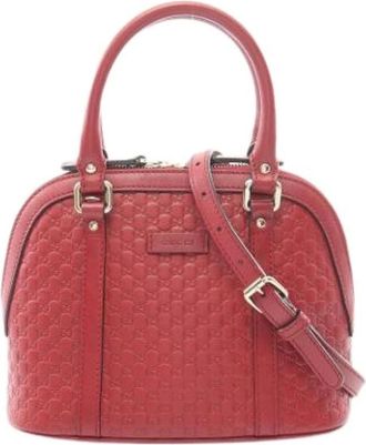 Gucci Sac &agrave; main vintage doccasion - Femme - Pre-owned - Rouge - Taille: ONE Size