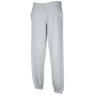 Fruit Of The Loom Herren Premium 70/30 Elastische Jogginghose, grau meliert, 31-35