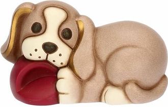 Thun Hund Todo mit Hausschuh, Medium, Keramik, Kollektion Andere Neuheiten 2025, 10,4 x 5,9 x 5,5 cm