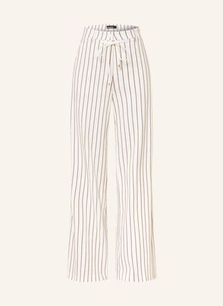 Cambio Cambio Marlenehose Adrienne Mit Leinen weiss