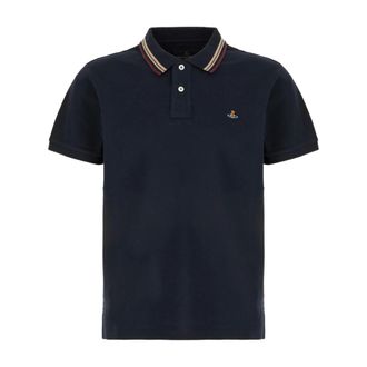 Vivienne Westwood Homme, Tops, Bleu, Taille: L Classic Orb Polo