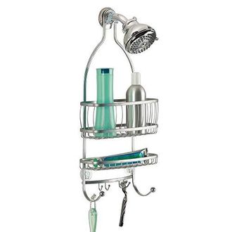 InterDesign York Lyra Shower Caddy, Silver