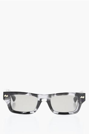 Bottega Veneta Camouflage Effect Rectangular Sunglasses size Unica