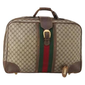 Gucci Sac Boston Pre-owned - Femme - Pre-owned - Beige - Taille: ONE Size