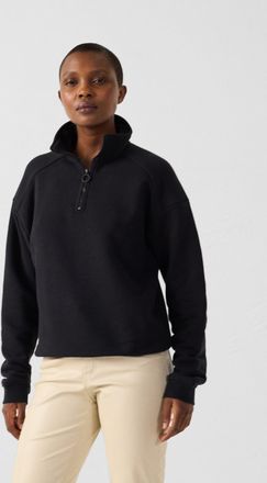 Jott Sweatshirt demi-zipp&eacute; Noir Line - Taille XXL