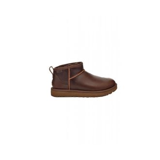 UGG Classic Ultra Mini Leder Regen - - Shoes - Damen - Braun - 36 EU