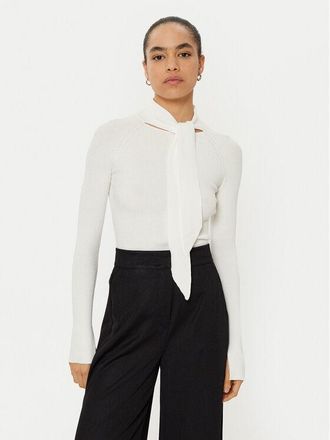 Max & Co. Pullover 2516361051200 Wei&szlig; Slim Fit