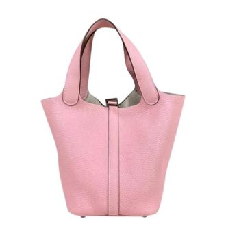 Herm&egrave;s Pre-owned Picotin Bucket Bag - - Pre-owned - Damen - Rosa - ONE SIZE