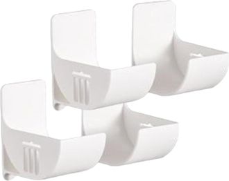 Generico Seitliche K&uuml;chenregale: Vier magnetische Wandregale ohne Bohren, multifunktionaler Halter f&uuml;r Rollen, Verpackungsfolien, M&uuml;llbeutel, K&uuml;hltaschen, Zube